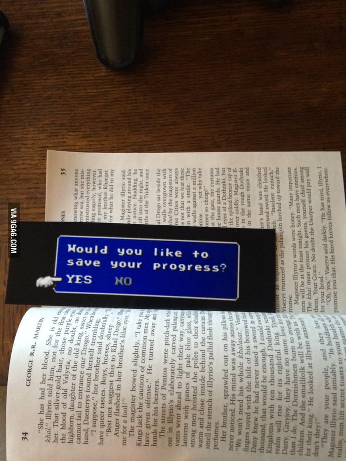 The best bookmark ever - 9GAG