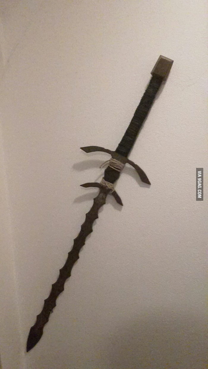 Self made sword from my grandfather wen he was 15 ( sorry for Bad ...