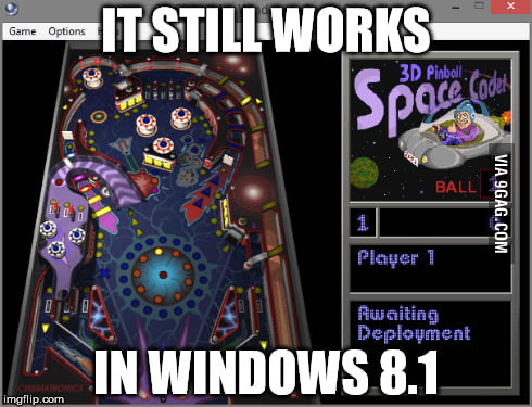 Just copy C://Program Files/Windows NT/Pinball to a flash drive. - 9GAG