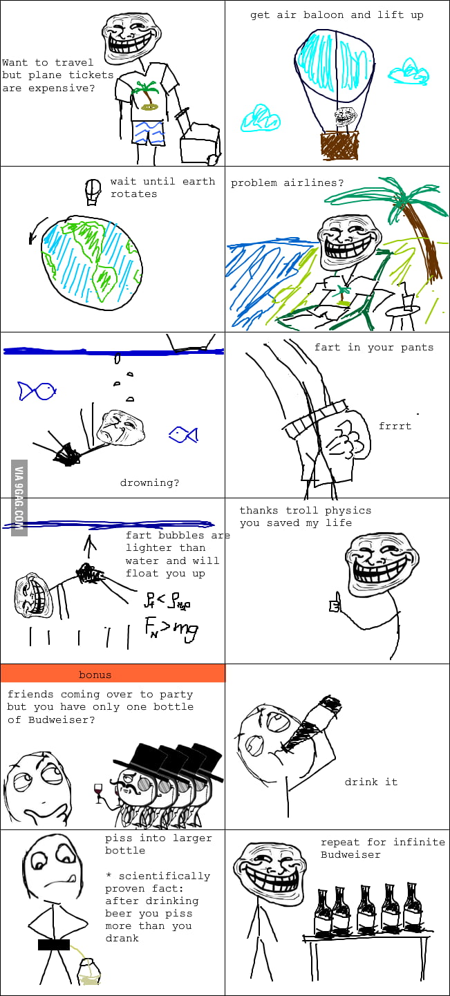 Troll physics on holidays - 9GAG