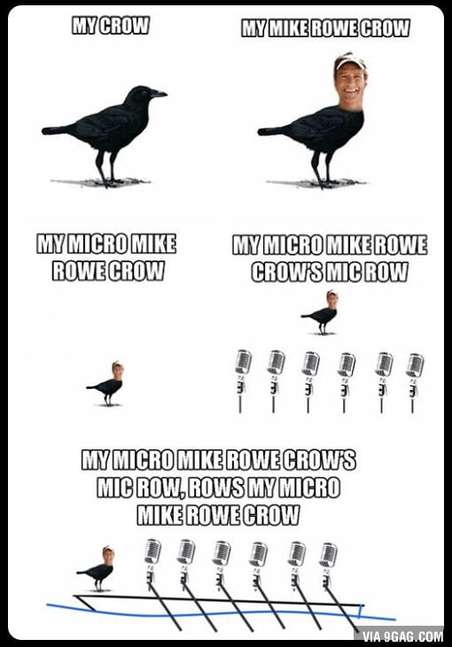 My Crow. - 9GAG