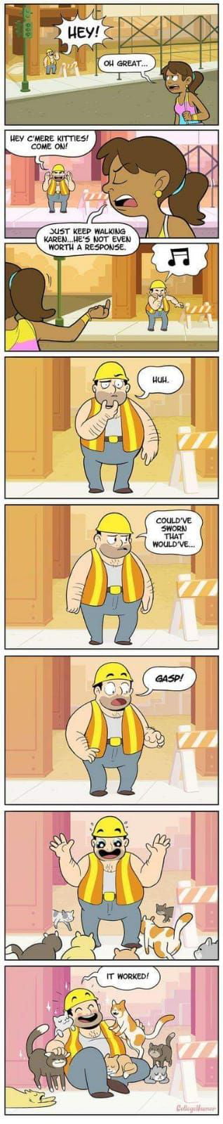 Construction workers have been misunderstood. - 9GAG