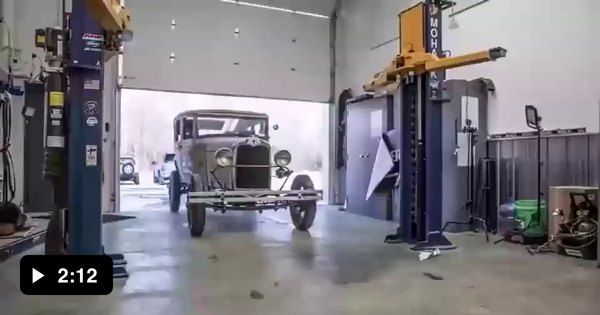 Timelapse of a Ford Model A Engine Removal and Disassembly for Rebuild - 9GAG