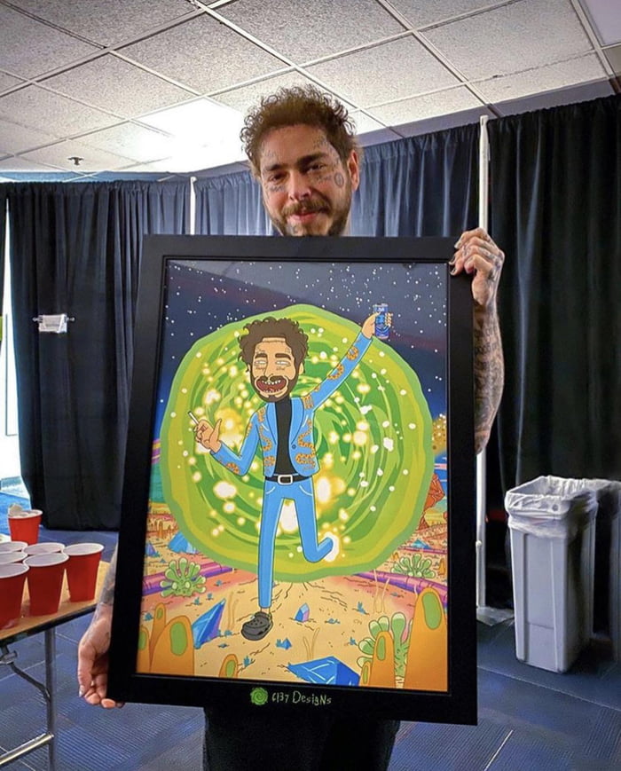 Post malone rick - 9GAG