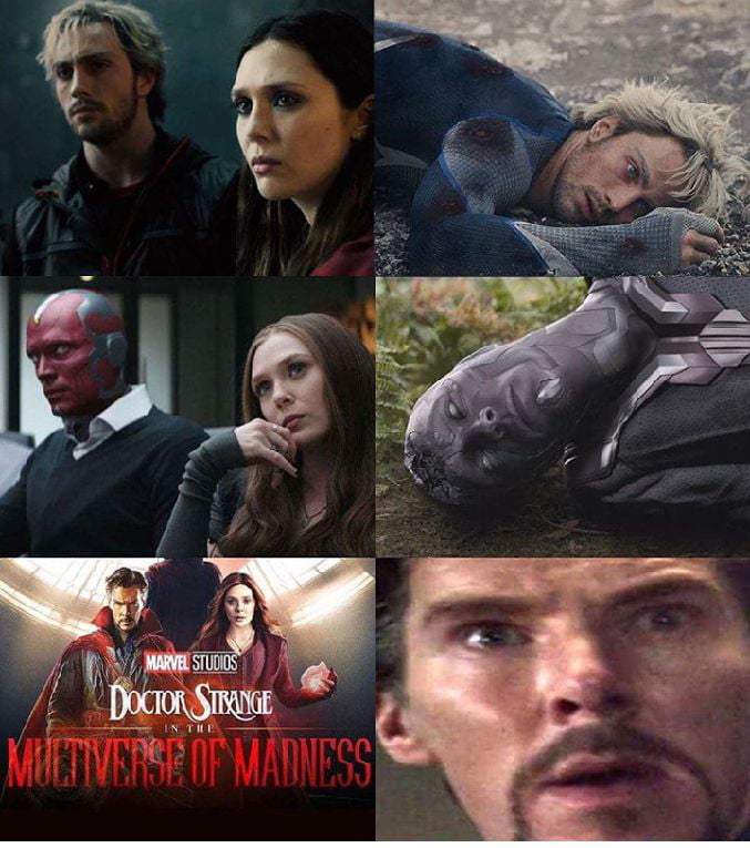 Wanda's curse got Dr.Strange like: - 9GAG