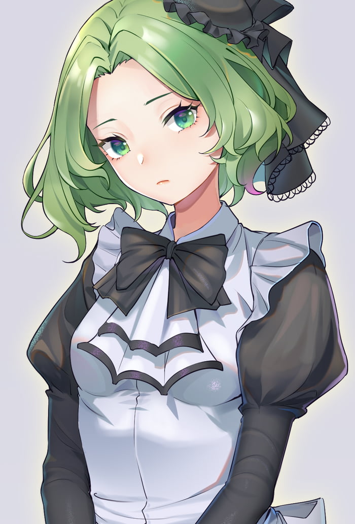 Green Hair Maid - 9GAG