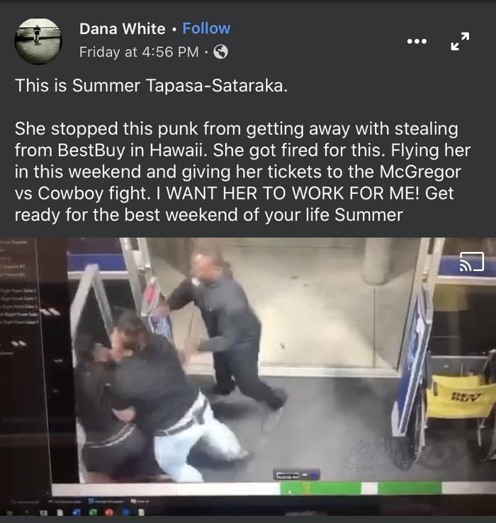 Summer Tapasa-Sataraka, an absolute unit of a worker at Best Buy in ...