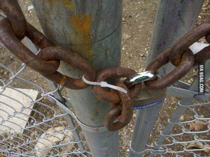 For maximum security - 9GAG