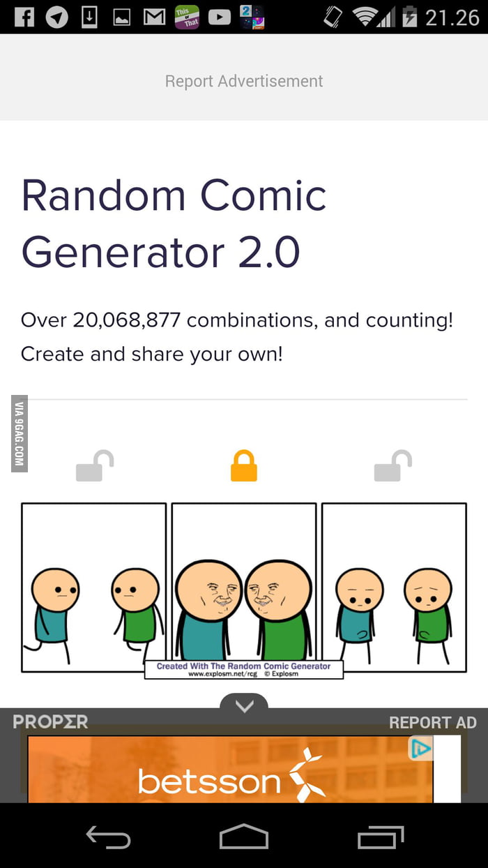 Random comic generator is awesome - 9GAG