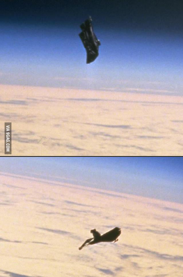 Black knight (Detail of NASA photo id STS088-724-66, described as ...