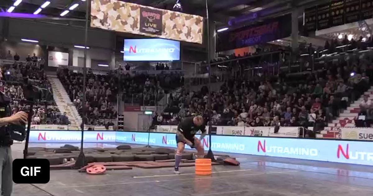 'The Mountain' smashes the world keg toss record. A 15kg keg gets ...