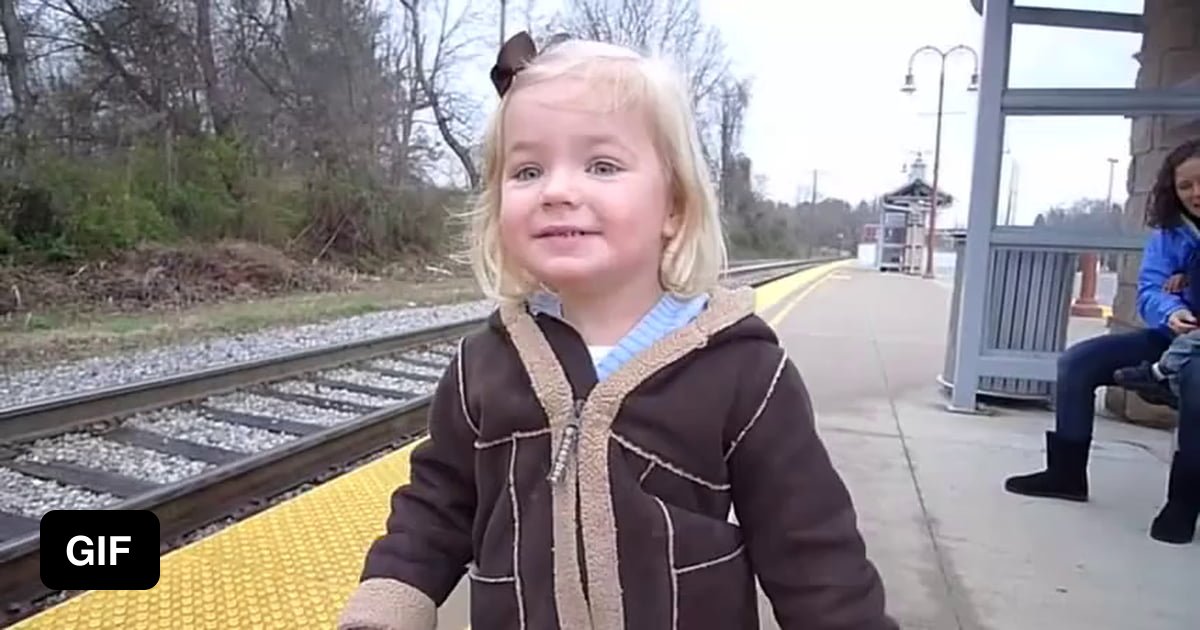 Her first train ride - 9GAG