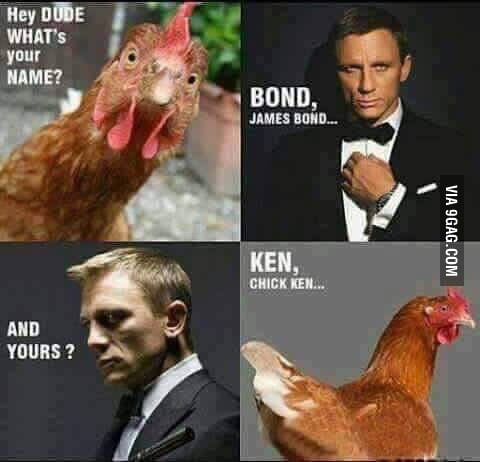 My name is Ken, Chick ken. - 9GAG
