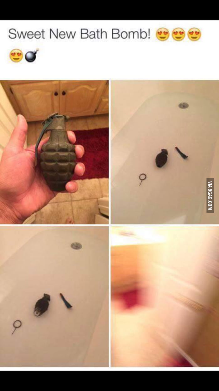 Omg these bath bombs are taking it to another level - 9GAG