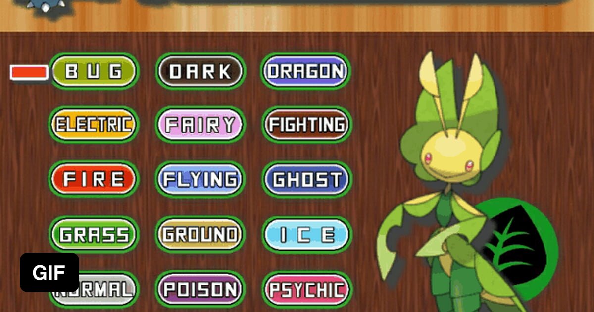(almost) all grass type combinations - 9GAG