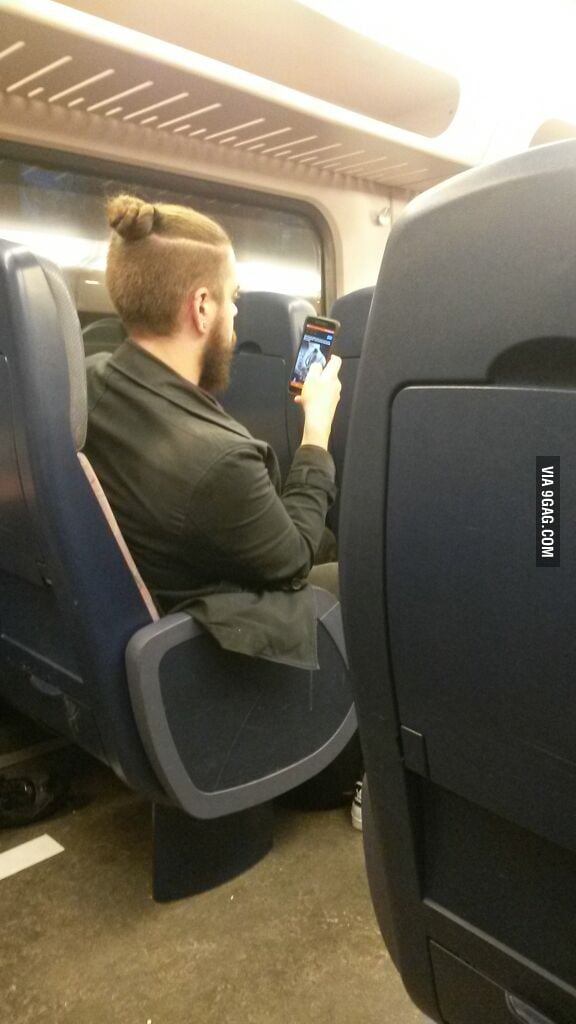 Hello sir on Dutch train browsing 9gag! 1st time I've ever seen 'one of ...