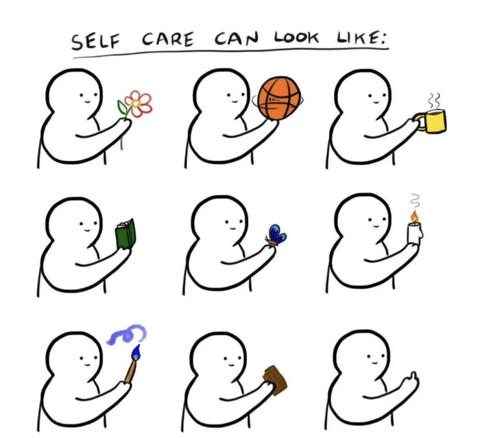 Self care - 9GAG