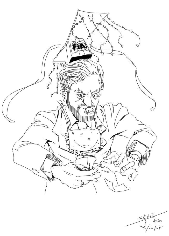A drawing for pur great emperor of FIA, and all the motorsports - 9GAG
