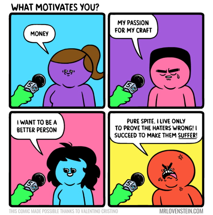 What Motivates You?......| Credits: @mrlovenstein | *Bonus Panel in ...
