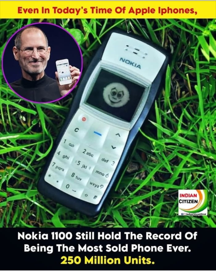 Forget apps and fancy features. The Nokia 1100 conquered the world with ...