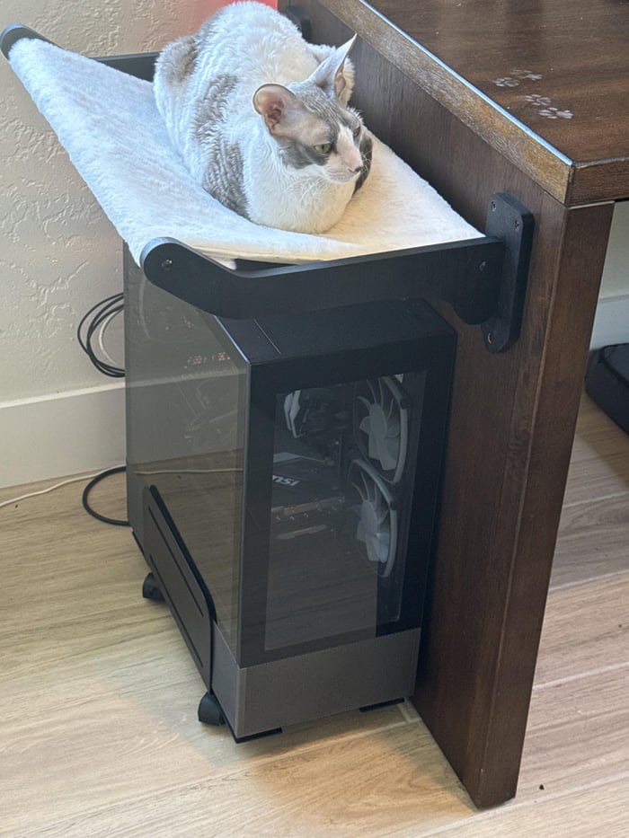 Cat bed pc heater combo - 9GAG