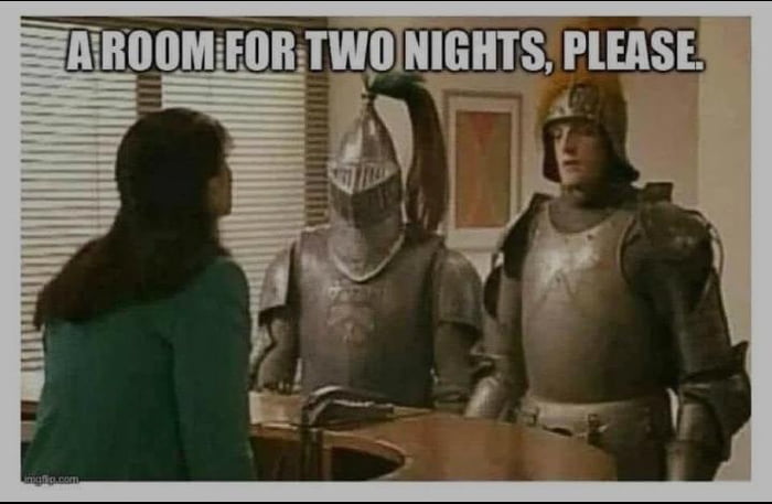 Just checking in after a long crusade. - 9GAG