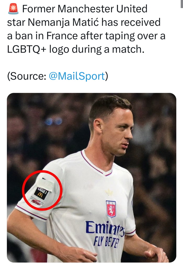 Lost four match Day for being a straight male. - 9GAG