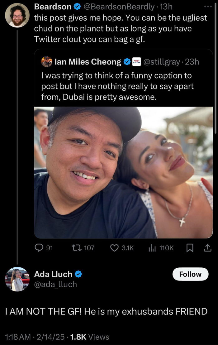 Seeing Ian Miles Cheong get dunked on always brings me joy - 9GAG