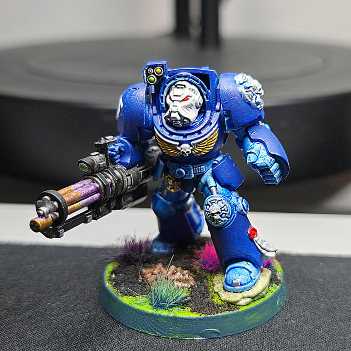 WH 40k - Terminator with mini gun. - 9GAG