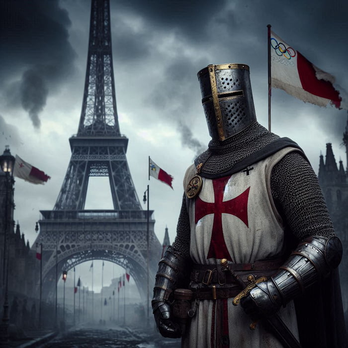 France has fallen, time for Deus Vult - 9GAG