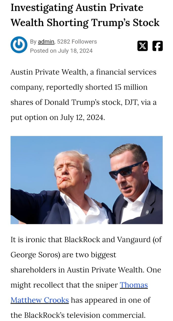 9/11 and the JFK coup also had interesting stock shorts - 9GAG