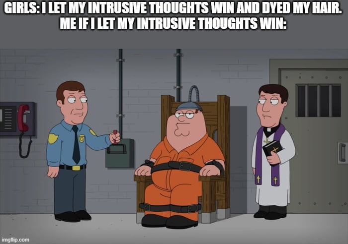 My intrusive thoughts scare me. - 9GAG