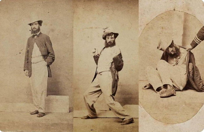 Photos illustrating different levels of drunkenness, 1860s - 9GAG