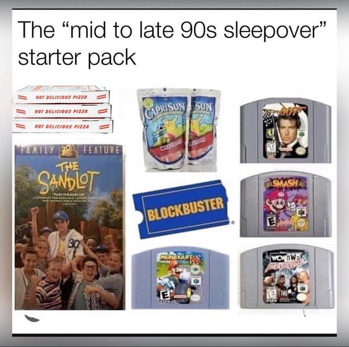 The essential kit for a perfect 90s sleepover. Who else remembers these ...