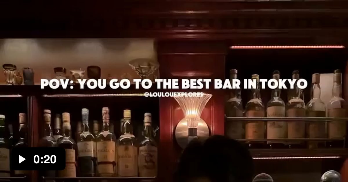 Best Bar in Tokyo - 9GAG