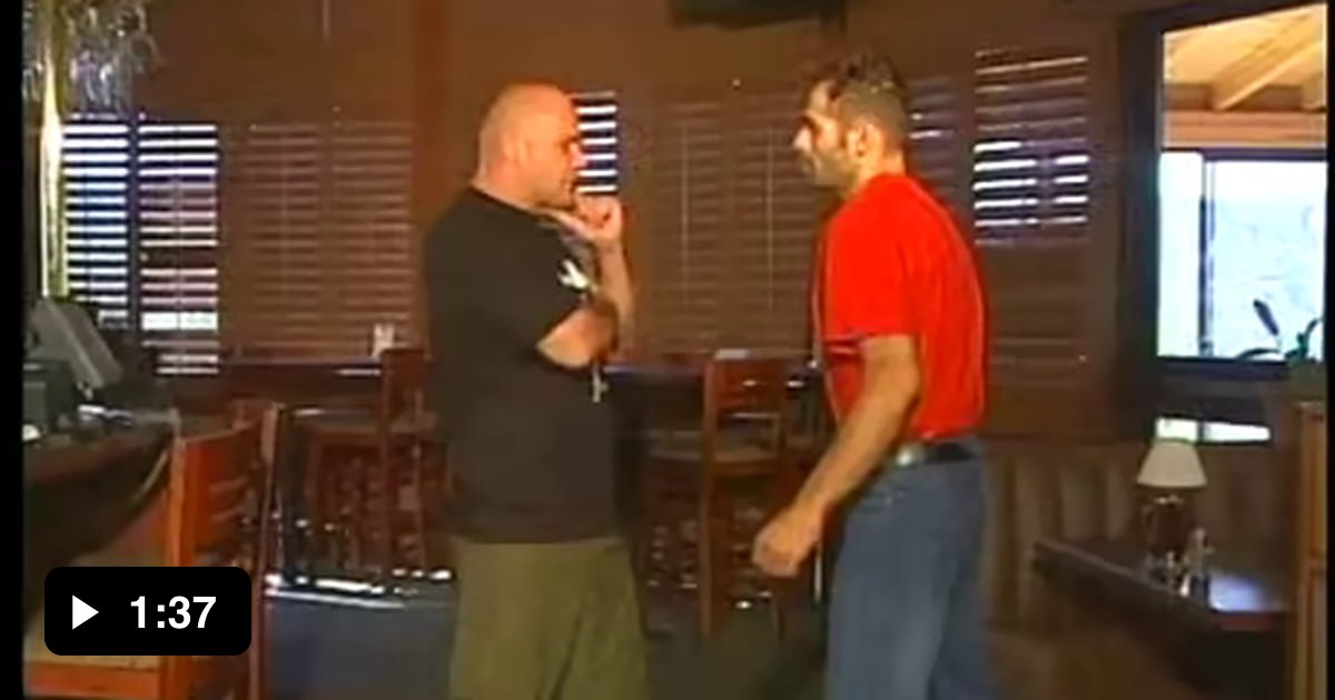 Bas Rutten´s "Self-Defense" System where he is the aggressor in every single situation and ...