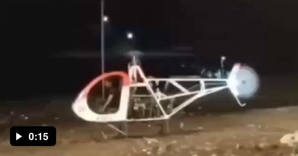 The homemade helicopter failed - 9GAG