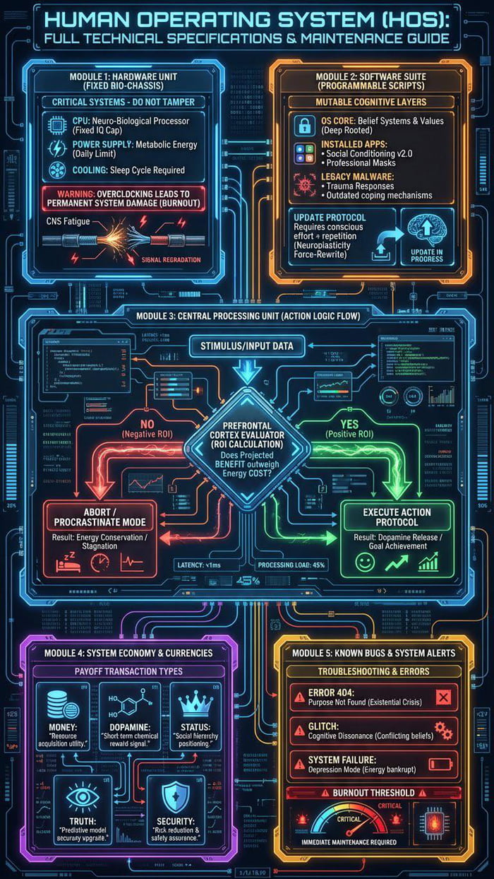 A cool guide to the «Human Operating System» — full technical ...