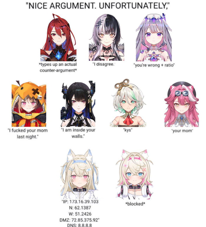 Nice argument however - 9GAG