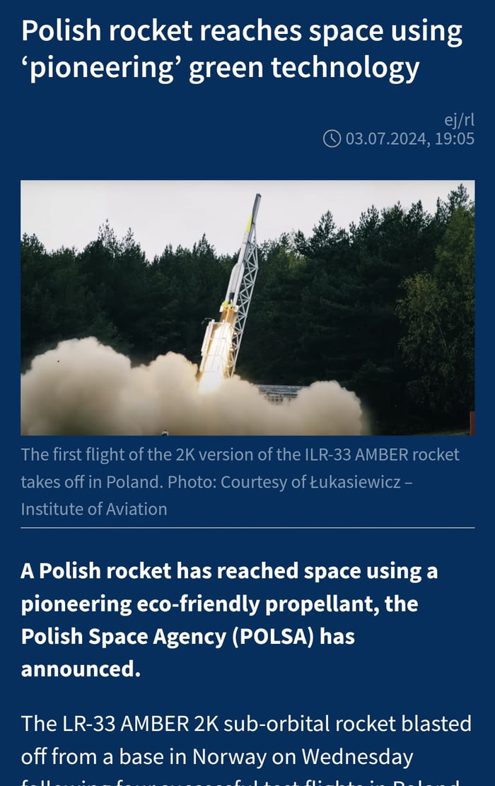 Poland can into space! - 9GAG