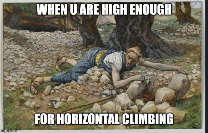 Horizontal climbing - 9GAG