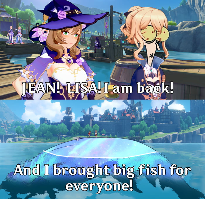 Klee's biggest Catch - 9GAG