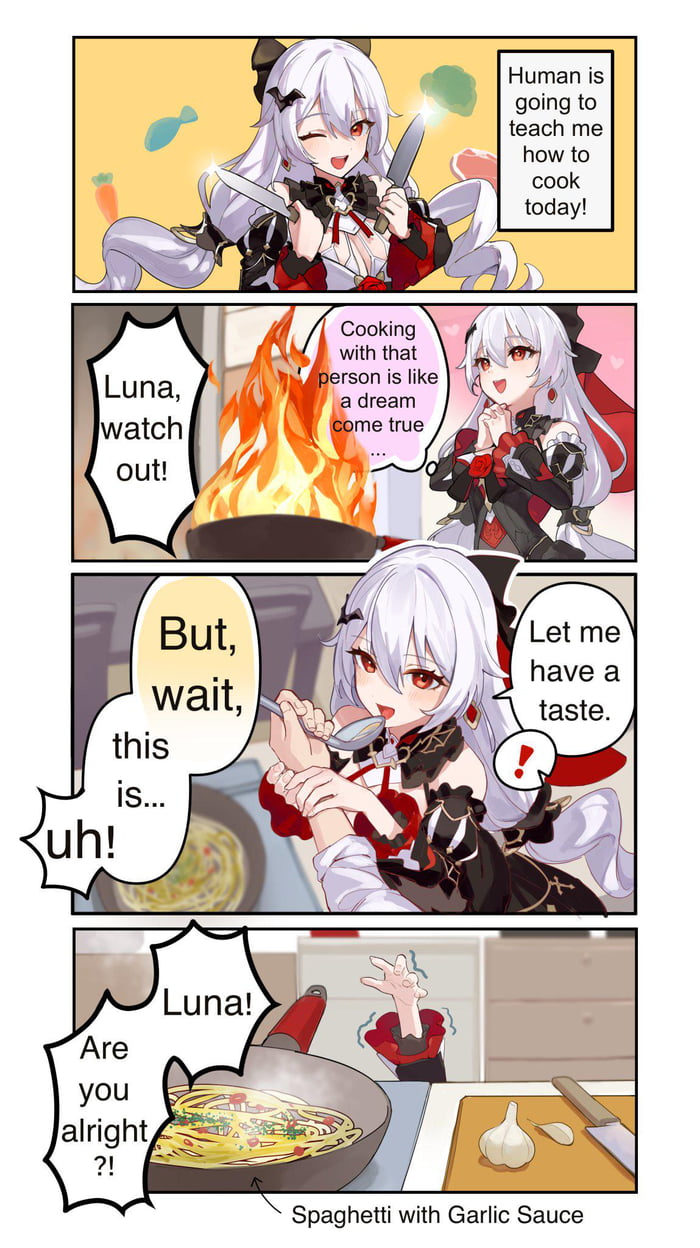 POV: Cooking with your Vampire girlfriend - 9GAG