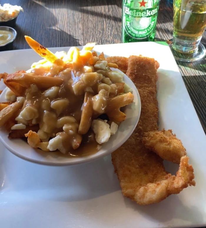 Eating fish and poutine and... - 9GAG