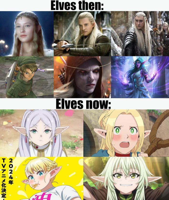 Western Elf Vs Japanese Elf - 9GAG