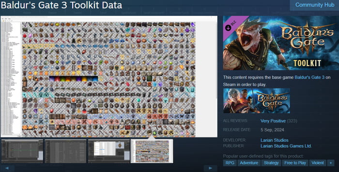 Mod tool released for bg3, let it reach top so we get more mods - 9GAG