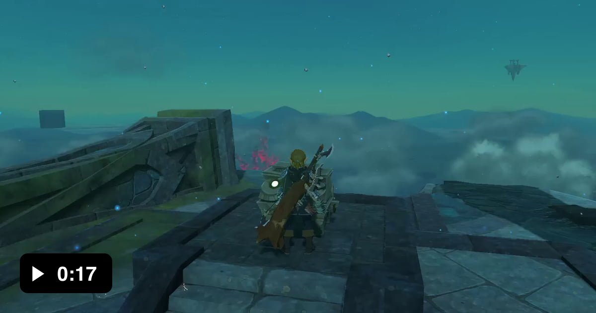 Thrown weapon got stuck at the edge of the low gravity zone - 9GAG