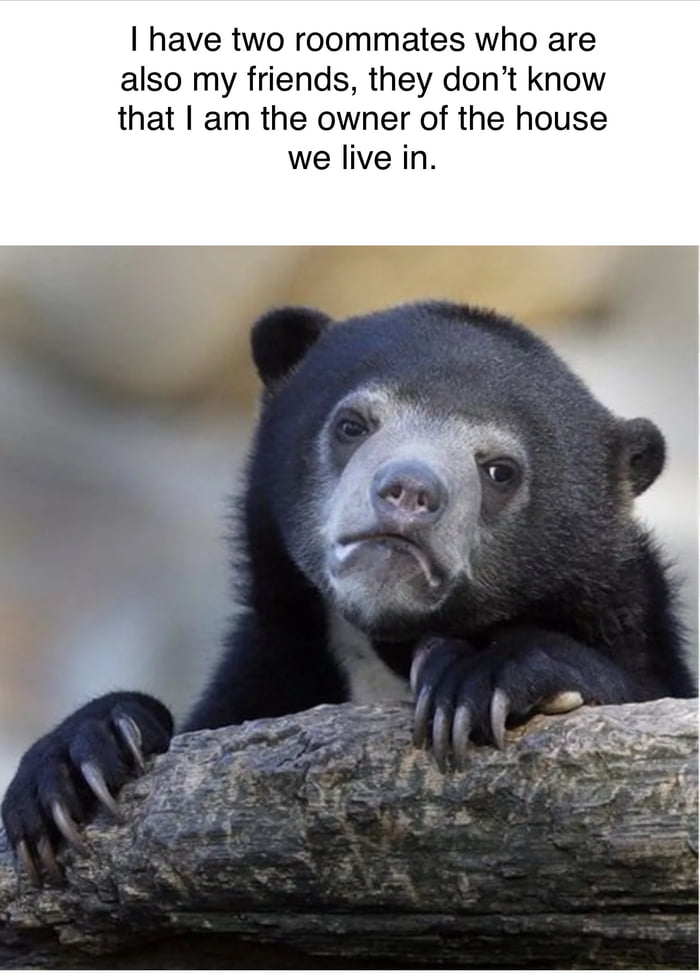 They give me the money and I pay the rent. I tell them the owner is a ...