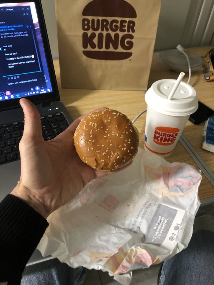 What's happening to Burger King? The size of a cheeseburger for €2 is ridiculous. - 9GAG