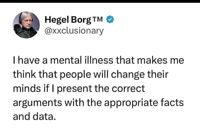 When you bring logic to a feelings fight. - 9GAG